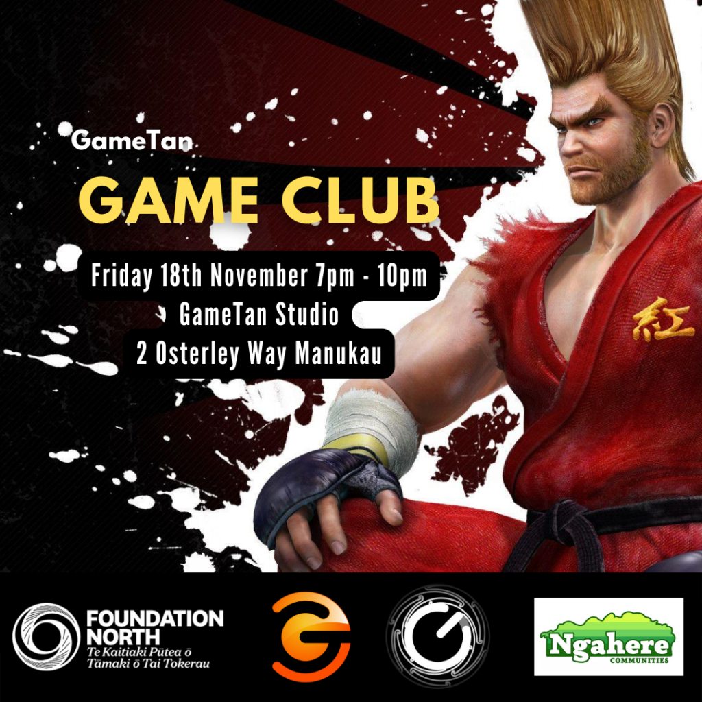 GAME CLUB FRIDAY 18TH NOVEMBER 2022 - Hau Tutū